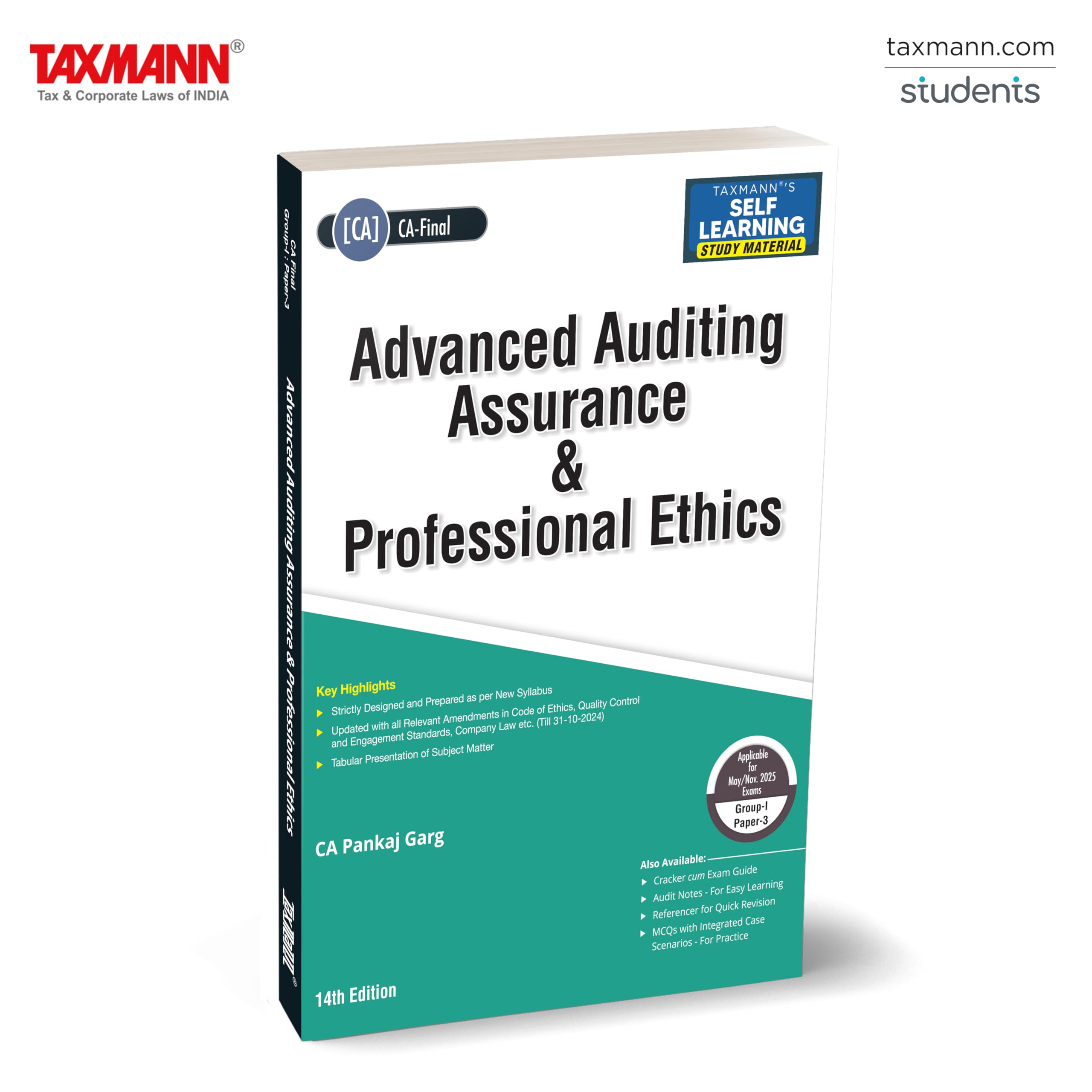 Taxmanns Advanced Auditing Assurance And Professional Ethics Paper 3 ...