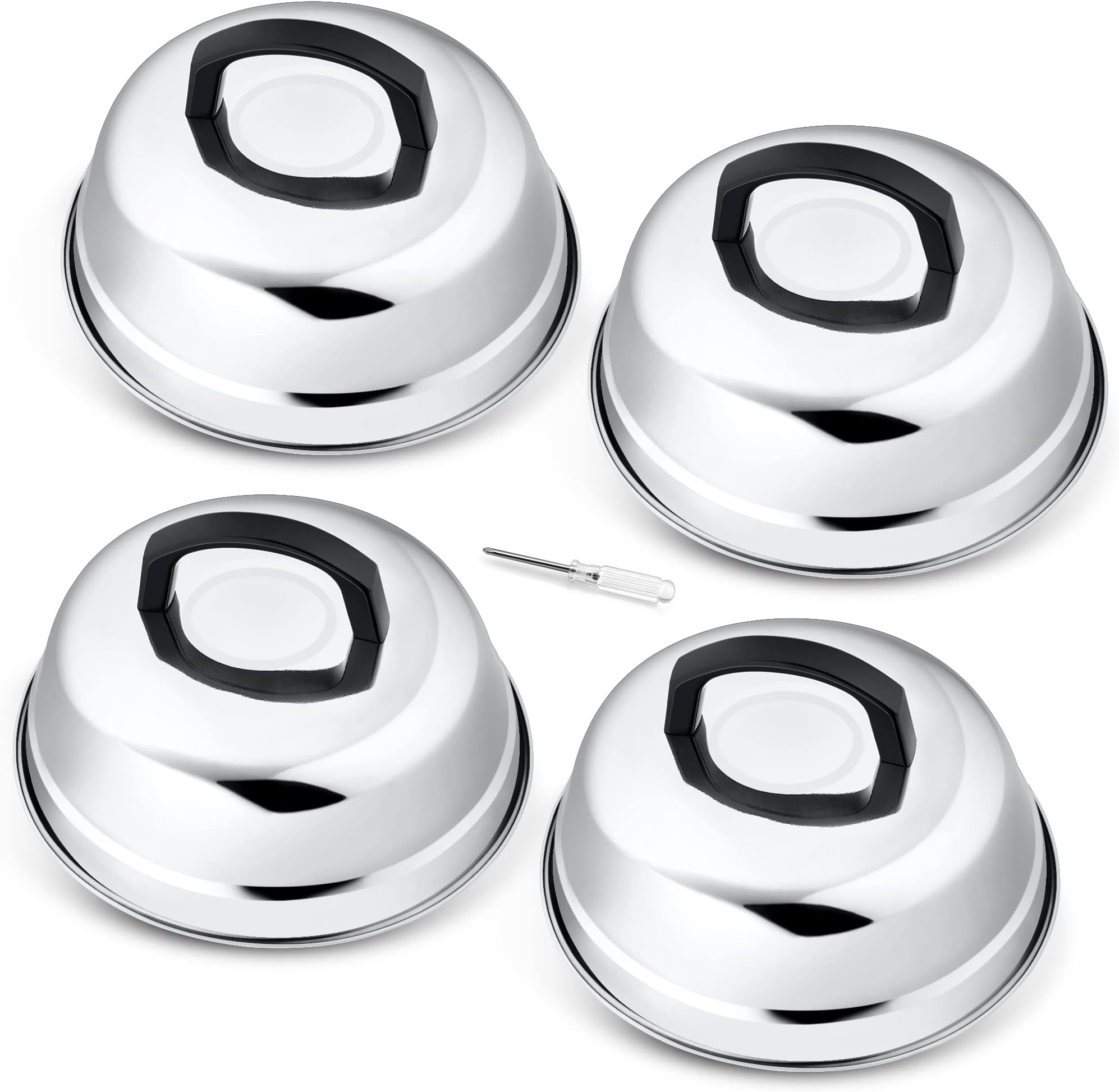 Amazon.com : 3Pack Basting Cover for Griddle, Leonyo 6IN & 2 x 9.7IN ...