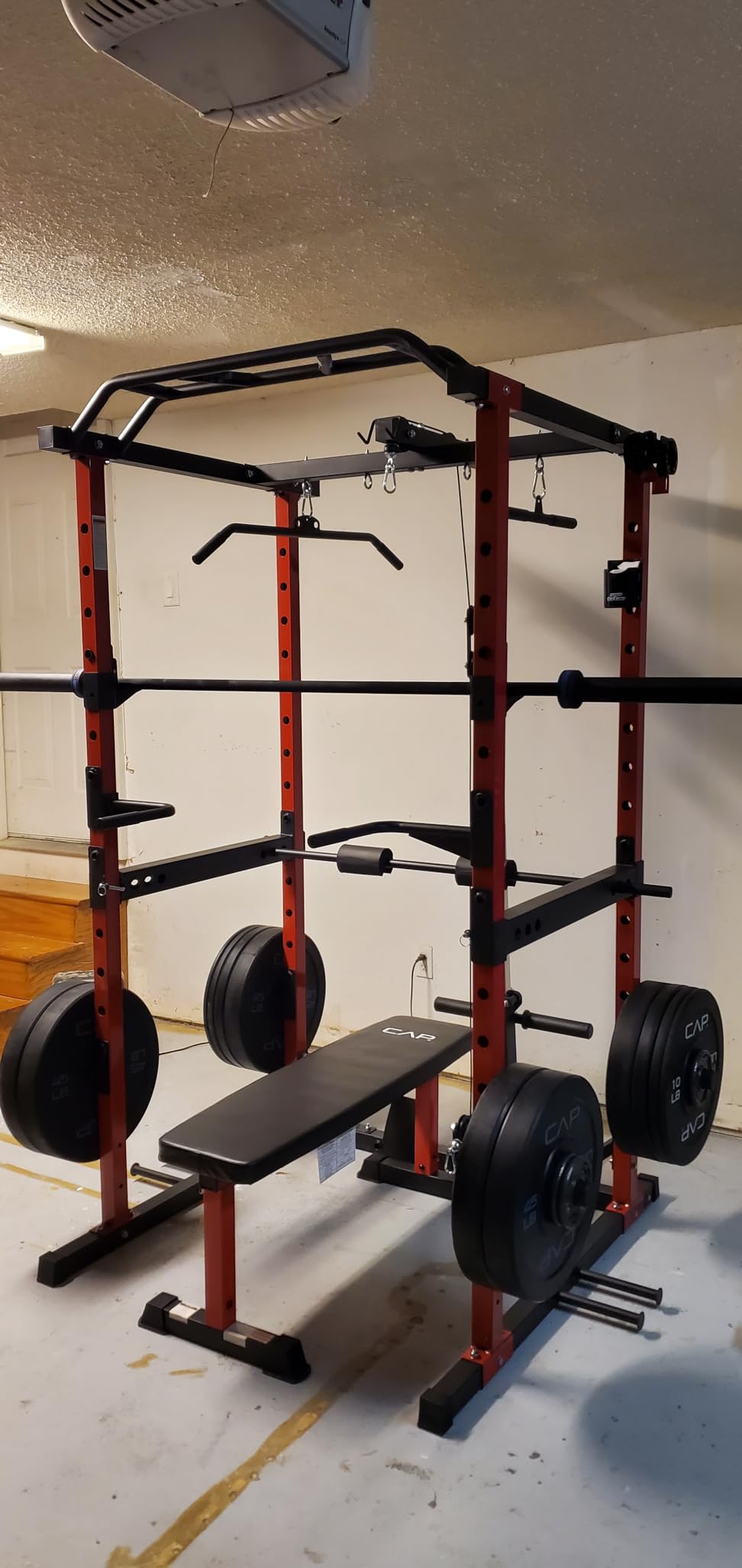 Amazon.com: MAJOR LUTIE Power Cage Olympic Weight Plates Holder Power ...