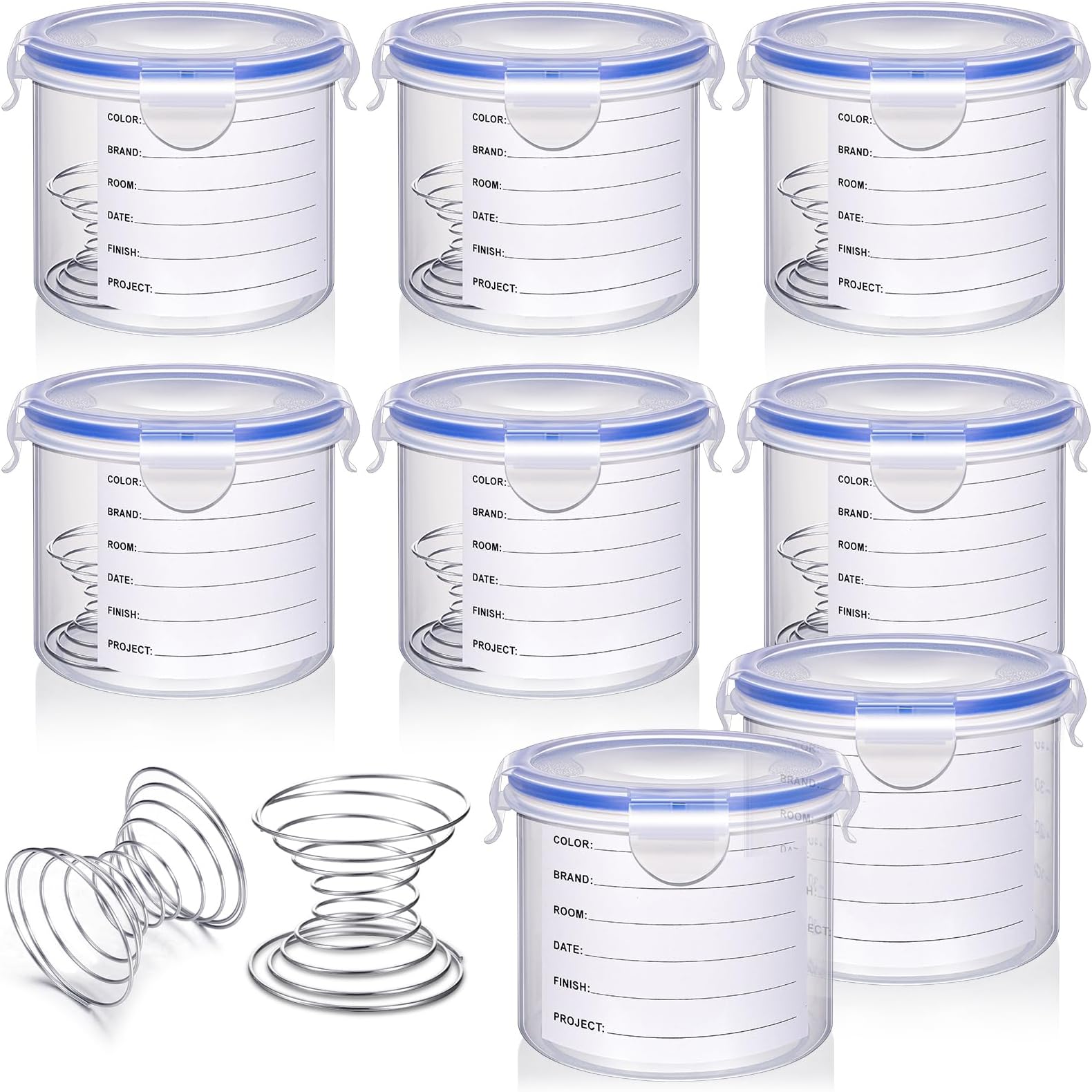 Amazon.com: Empty Quart Paint Cans with Lids (2 Pack) Empty Metal Paint ...