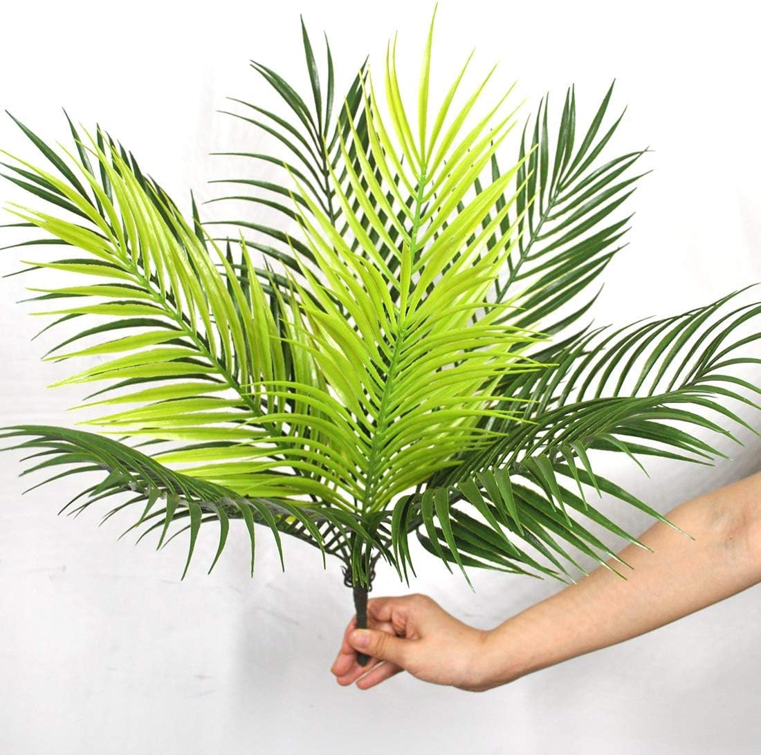 Buy Garden Hub Silk Artificial Palm Plants/Tree Leaves Bunch For Home ...