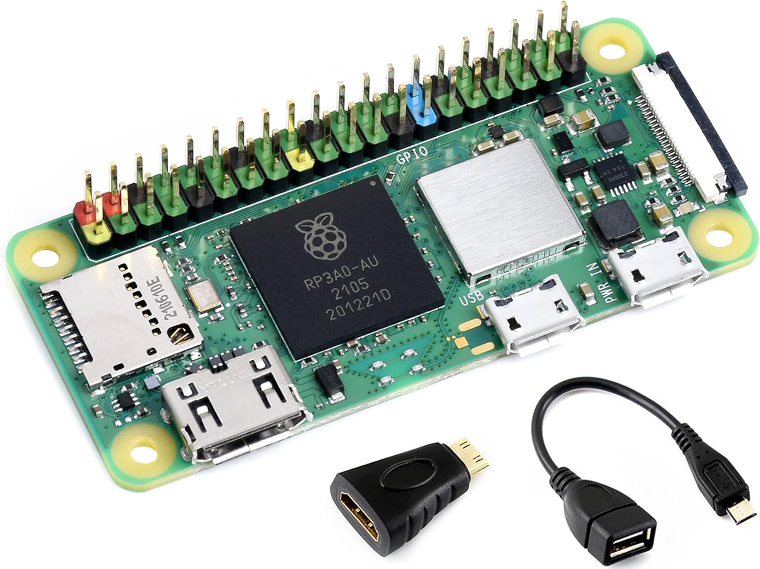 Basic Kit with Pre Soldered Header Raspberry Pi Zero 2 W and Mini HDMI ...