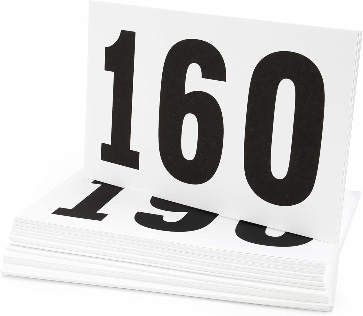 Amazon.com : Race & Competition Number Bibs, (101-200) – Stack of 100 ...