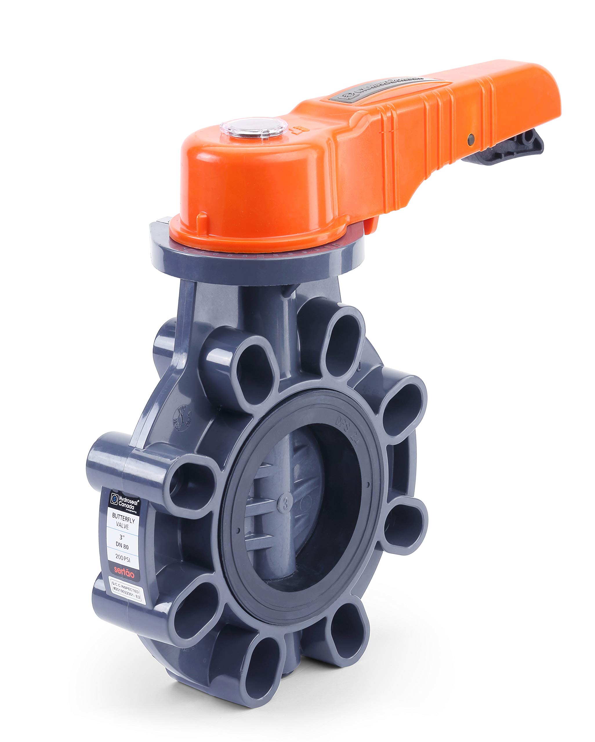 Buy HYDROSEAL Sertao PVC Butterfly Valve, ASTM F1970, Precise unibody ...