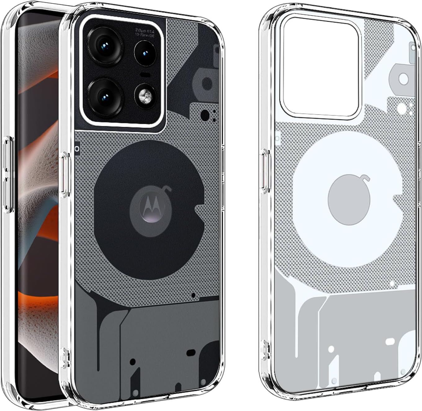 RRTBZ Motorola Edge 50 Pro Liquid Case Soft Silicon Flexible Back Case ...