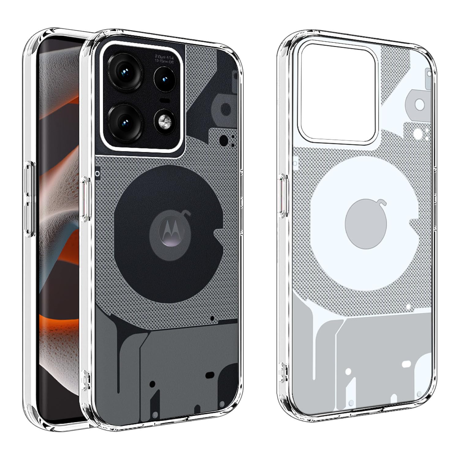 Hello Zone Back Cover Case for Motorola Moto Edge 50 Pro 5G (Designer ...