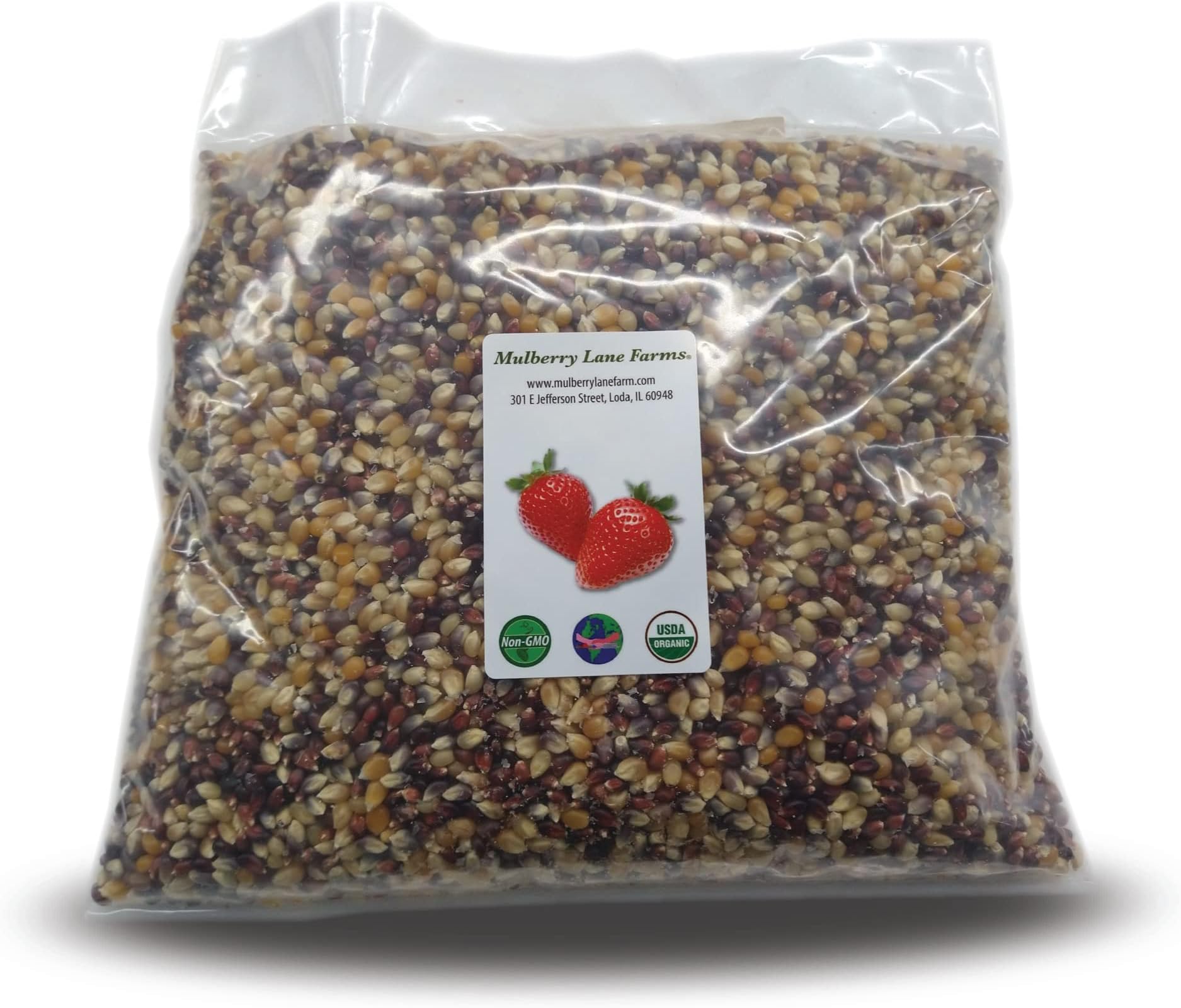 Amazon.com: Multi-colored Popcorn Popping Corn 5 Pounds (Calico or ...