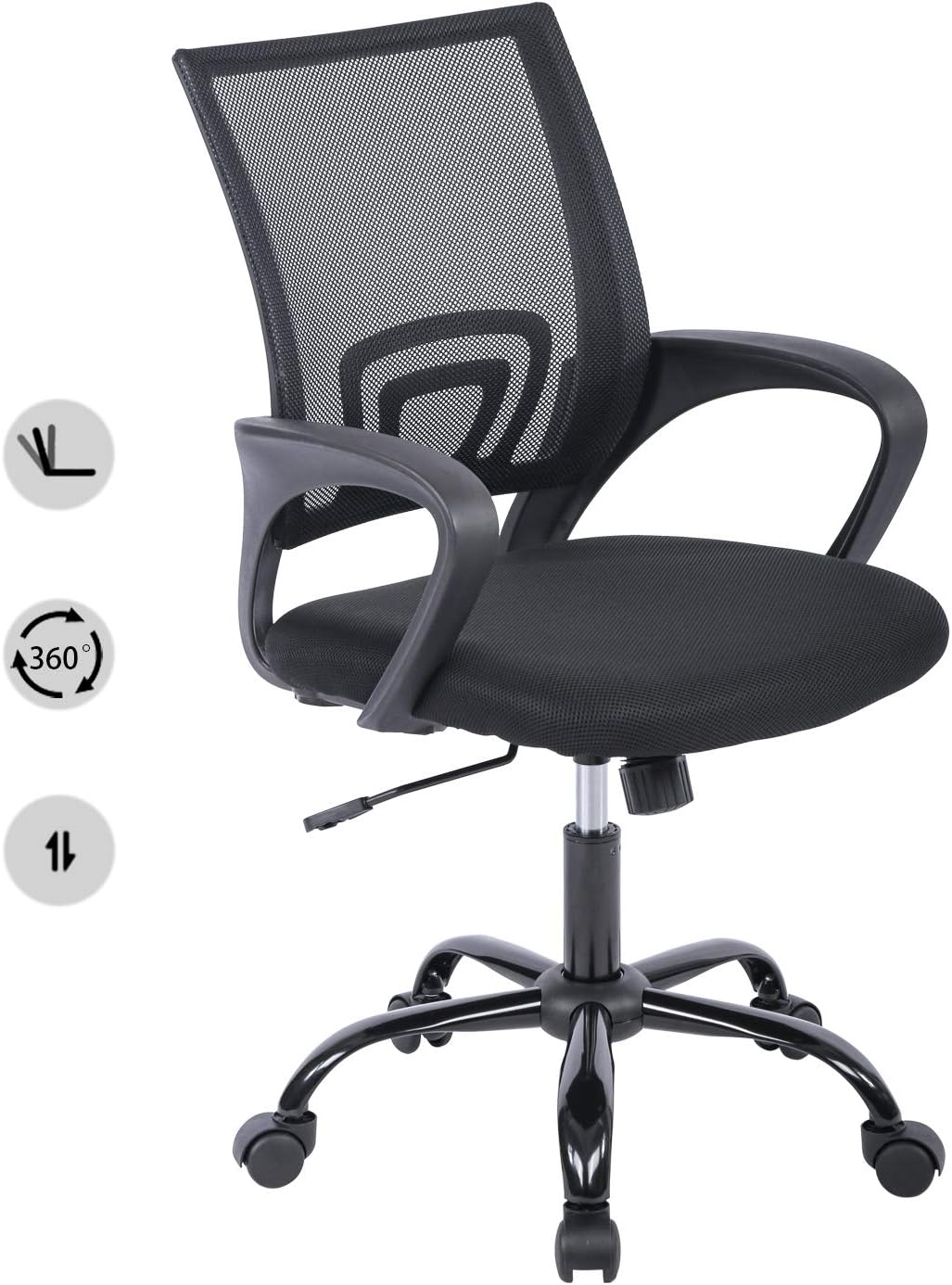Amazon.com: Ergonomic Office Chair Desk Chair Mesh Computer Chair Task ...
