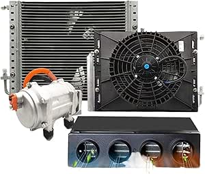 Universal 12V Auto Electric Air Conditioning Compressor Evaporator ...