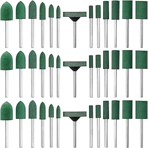 Mesee 39Pcs Rubber Polishing Bits Assorted Grinding Head Buffing Wheel ...