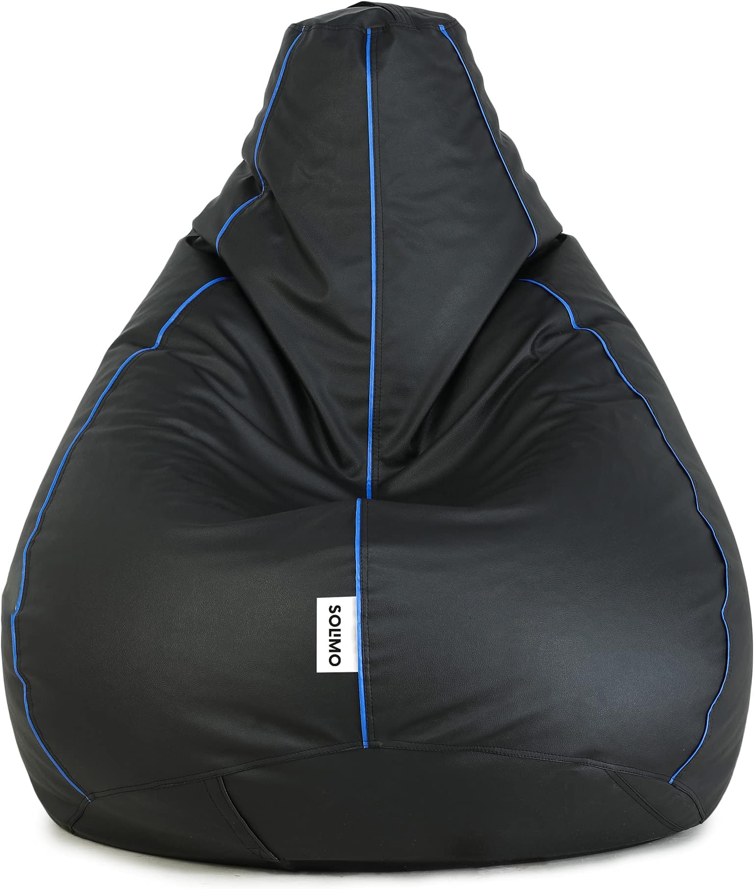 Amazon Brand - Solimo XXL Bean Bag Filled with Beans (Brown Cream)(Faux ...