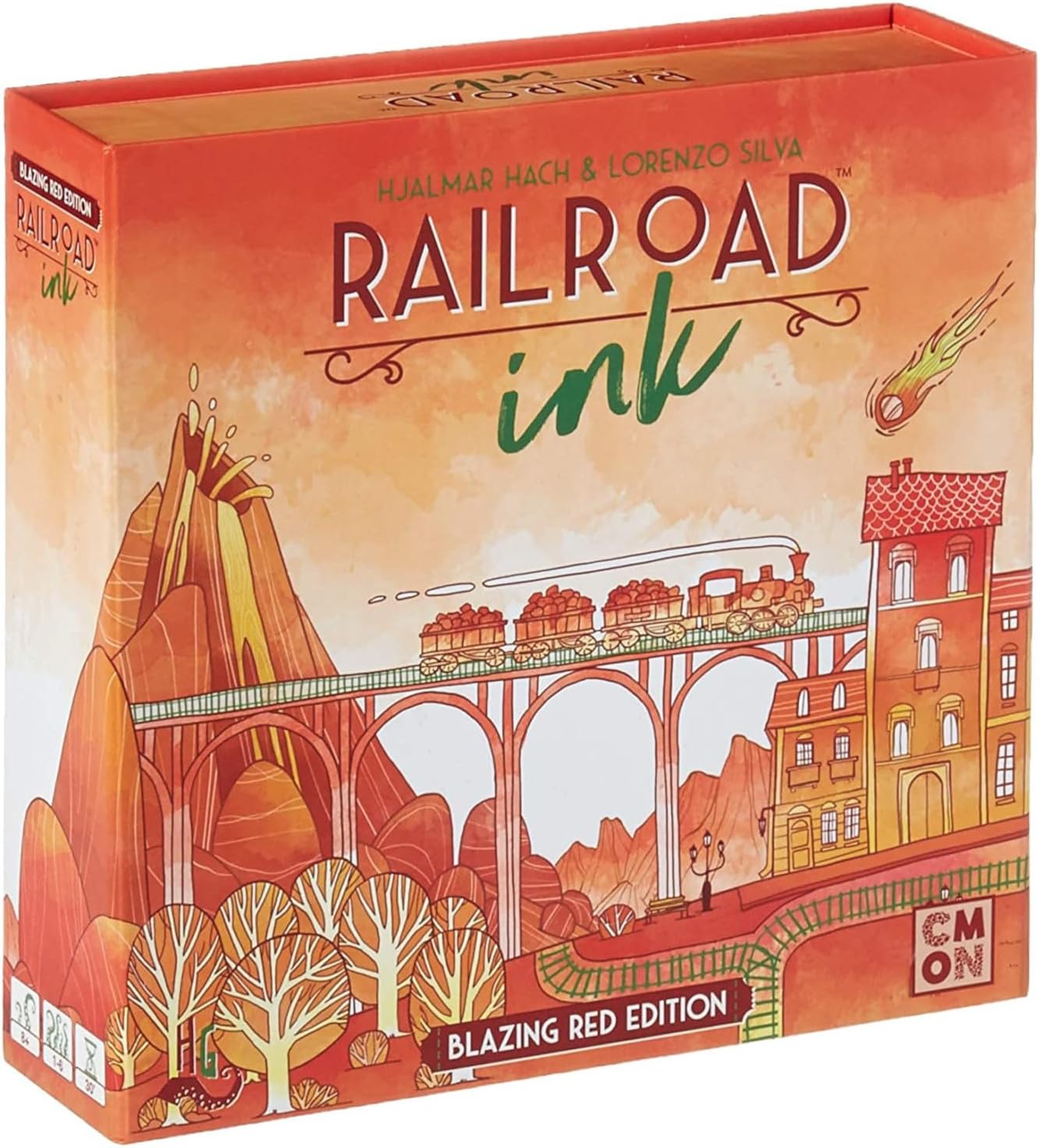 Amazon.com: Horrible Guild Railroad Ink: Blazing Red Edition - Roll ...