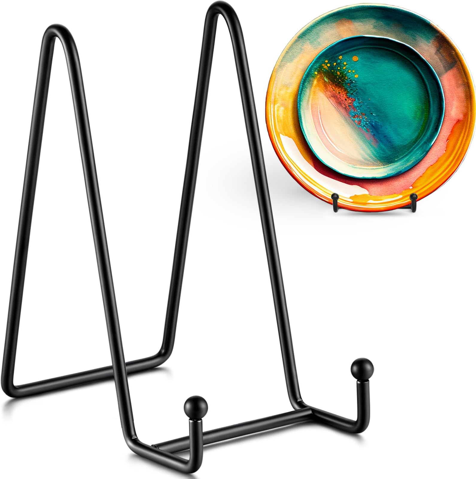 Amazon.com: Beeveer 6 Pcs Plate Display Stands 6.5 Inch and 4.7 Inch ...
