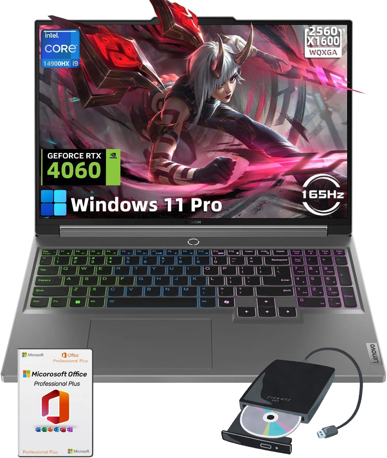 Amazon.com: Lenovo Legion 5i Gaming Laptop, 14th Gen Intel 24-Core i9 ...
