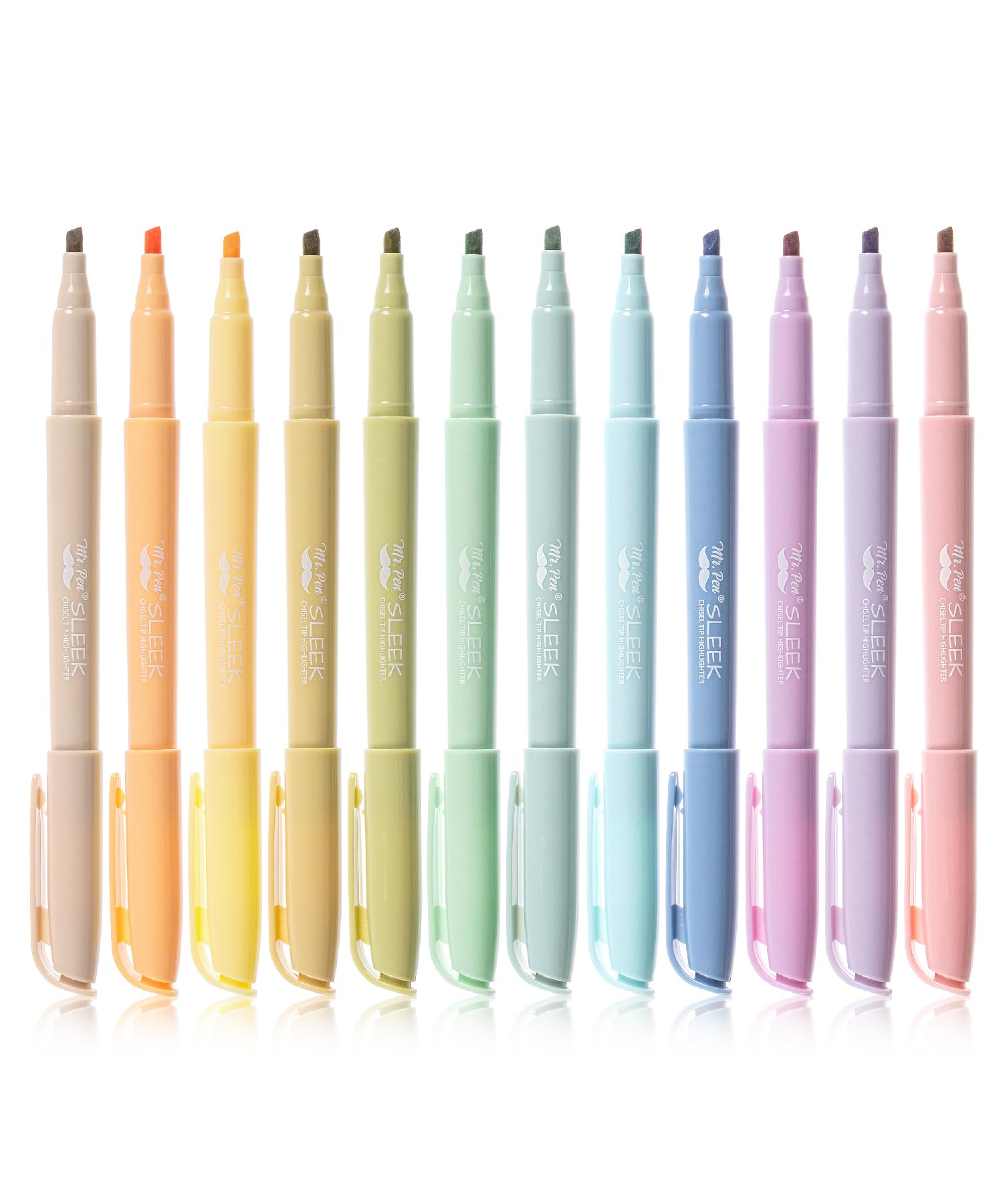 Amazon.com : Mr. Pen- Highlighters, 12 Pack, Chisel Tip, Earthy Colors ...