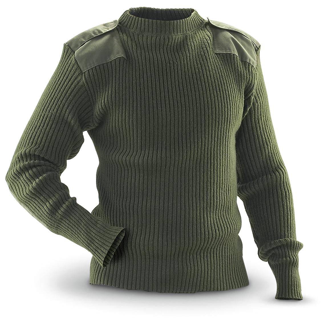 Genuine Issue US Marine Corps Wool Commando Sweater, Rib-Knit, Slim Fit ...
