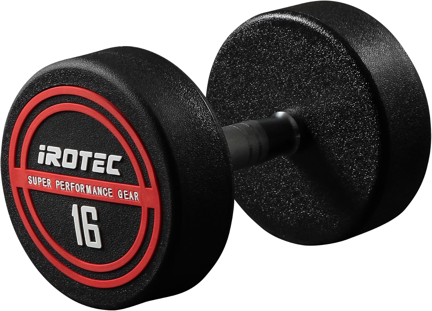 Amazon | IROTEC（アイロテック）NEWラバージムダンベル16KG / ダンベル ラバーダンベル バーベル ジムダンベル 鉄アレー 鉄アレイ 筋トレ器具 スクワット ベンチプレス ...