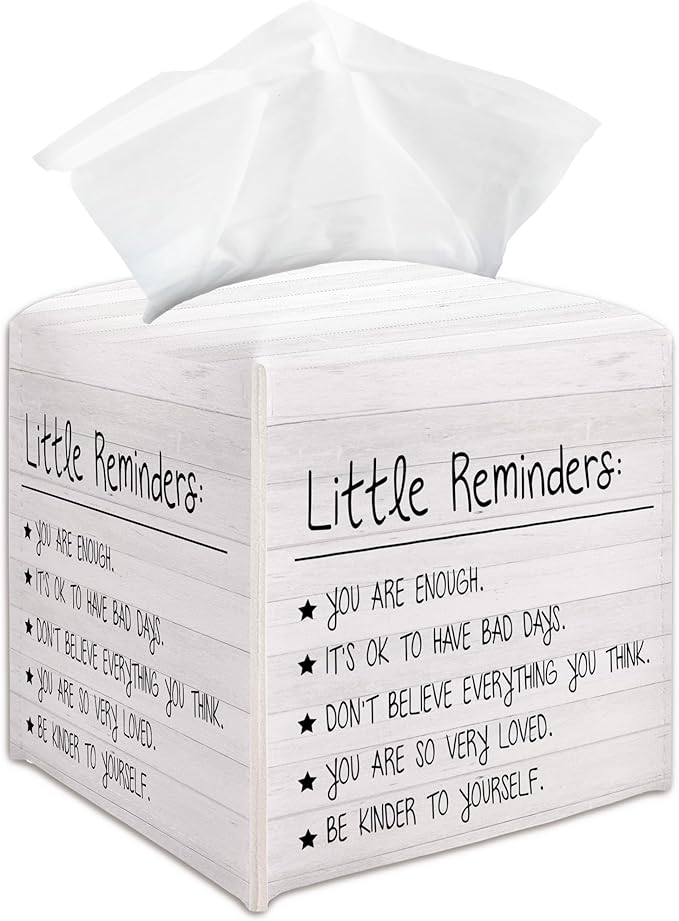 Amazon.com: Decorative Tissue Box Holder, Tissue Box Cover Holder with ...