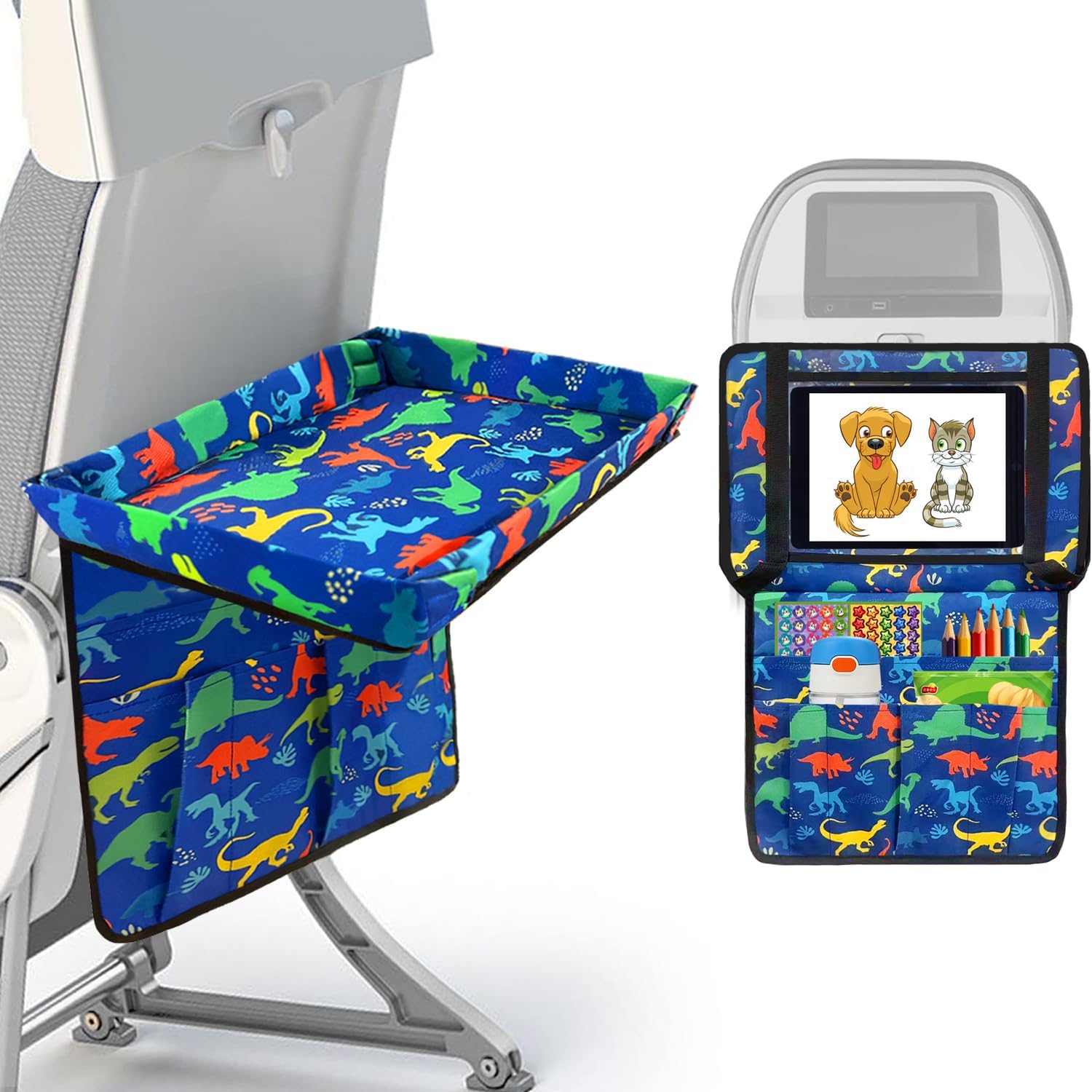 Amazon.com: Adjustable Kids Tray Table Cover with Multi Portable ...