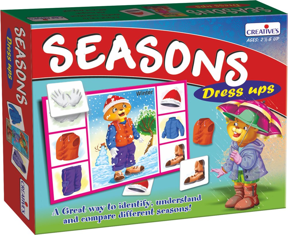 Creative Educational Aids P Ltd Cre1026 Seasons Dress Ups Card ...