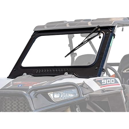 Amazon.com: Full Glass Windshield with Wiper Compatible With Polaris ...