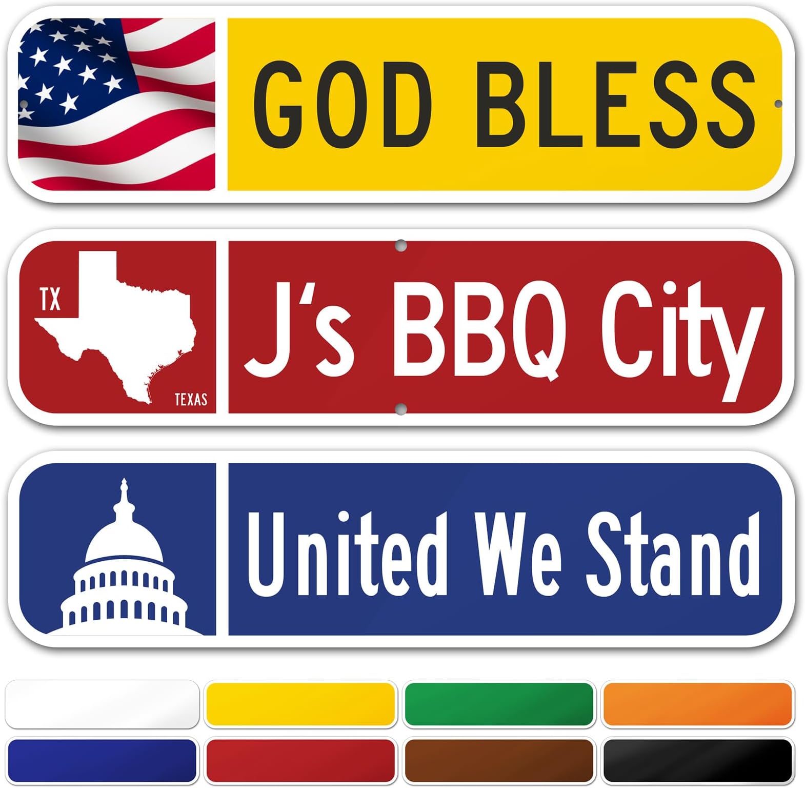 Amazon.com: Custom Street Sign, Road Sign, Address Sign, 8 Colors ...