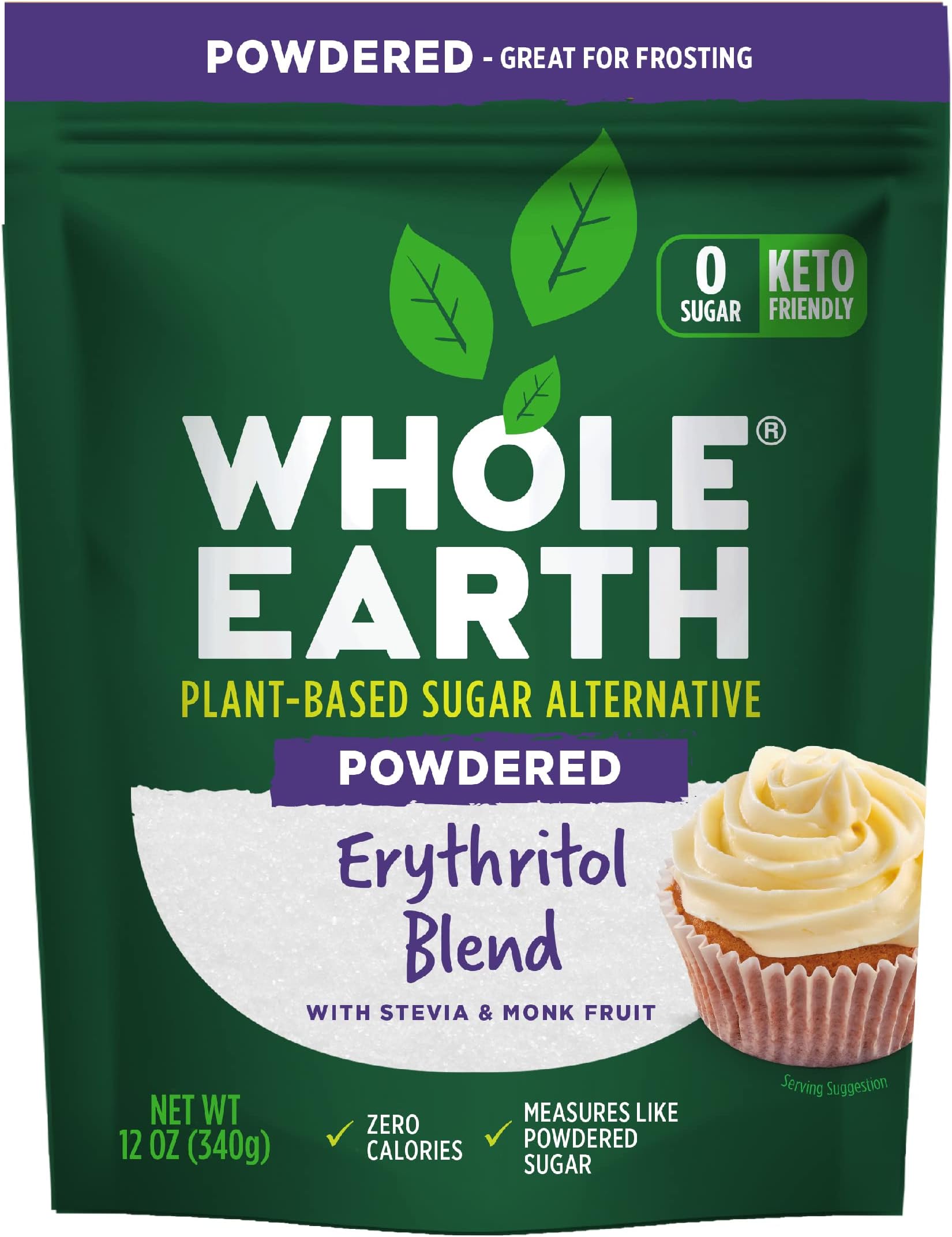 Amazon.com : Whole Earth Sweetener Co. 100% Erythritol Sweetener (Keto ...