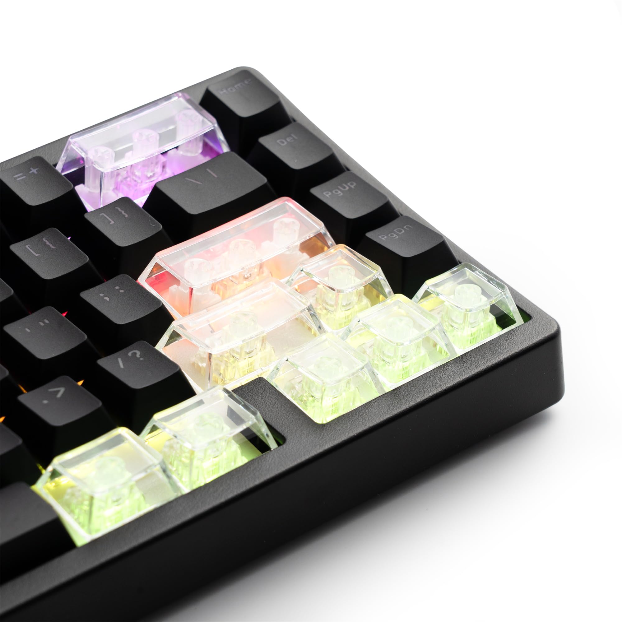 Glorious Polychroma Keycaps LAGWKX Clear Keycaps, Cherry Profile ...