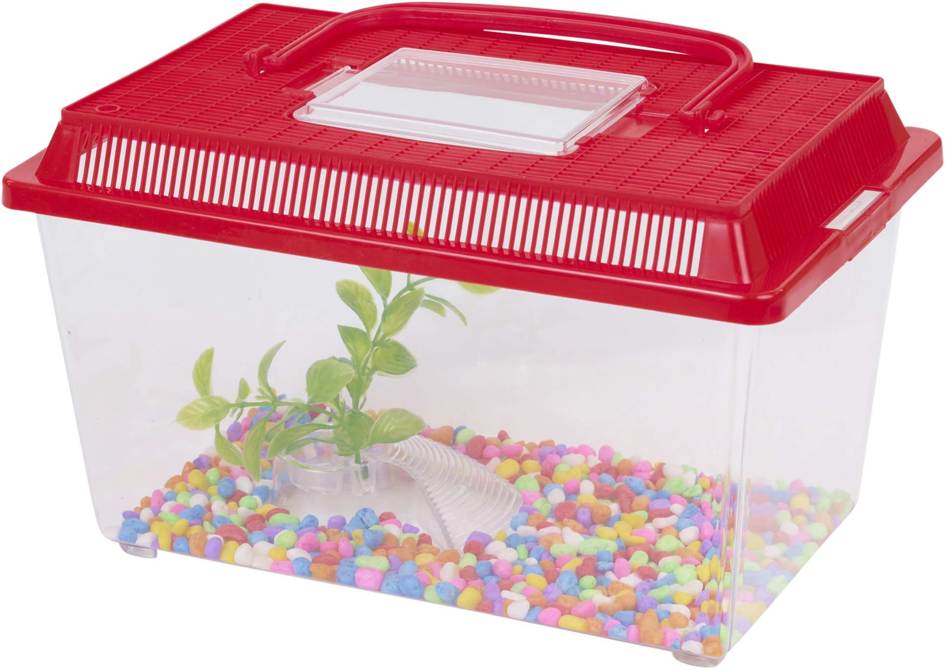Ferplast Plastic Fish Aquarium GEO Large Aquarium Tank 6 Container for ...