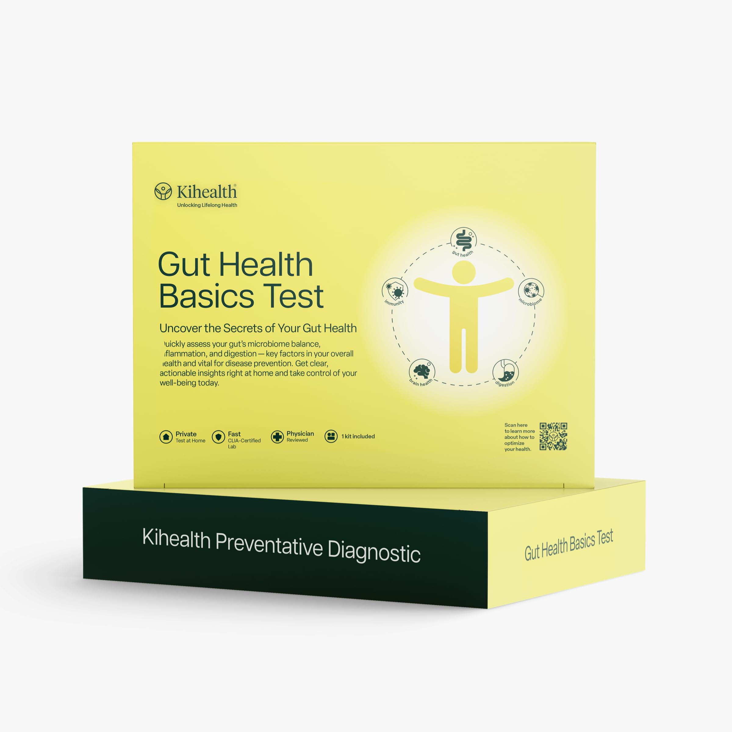 Amazon.com: Kihealth Gut Health Basics Test at-Home Diagnostic Kit ...