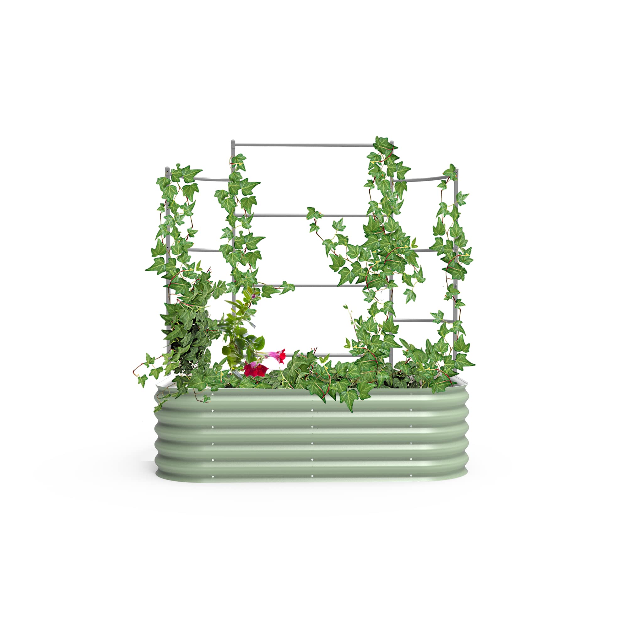 Vego Garden Modular Wall Trellis System, Triple Section 5.0' Long for 2 ...