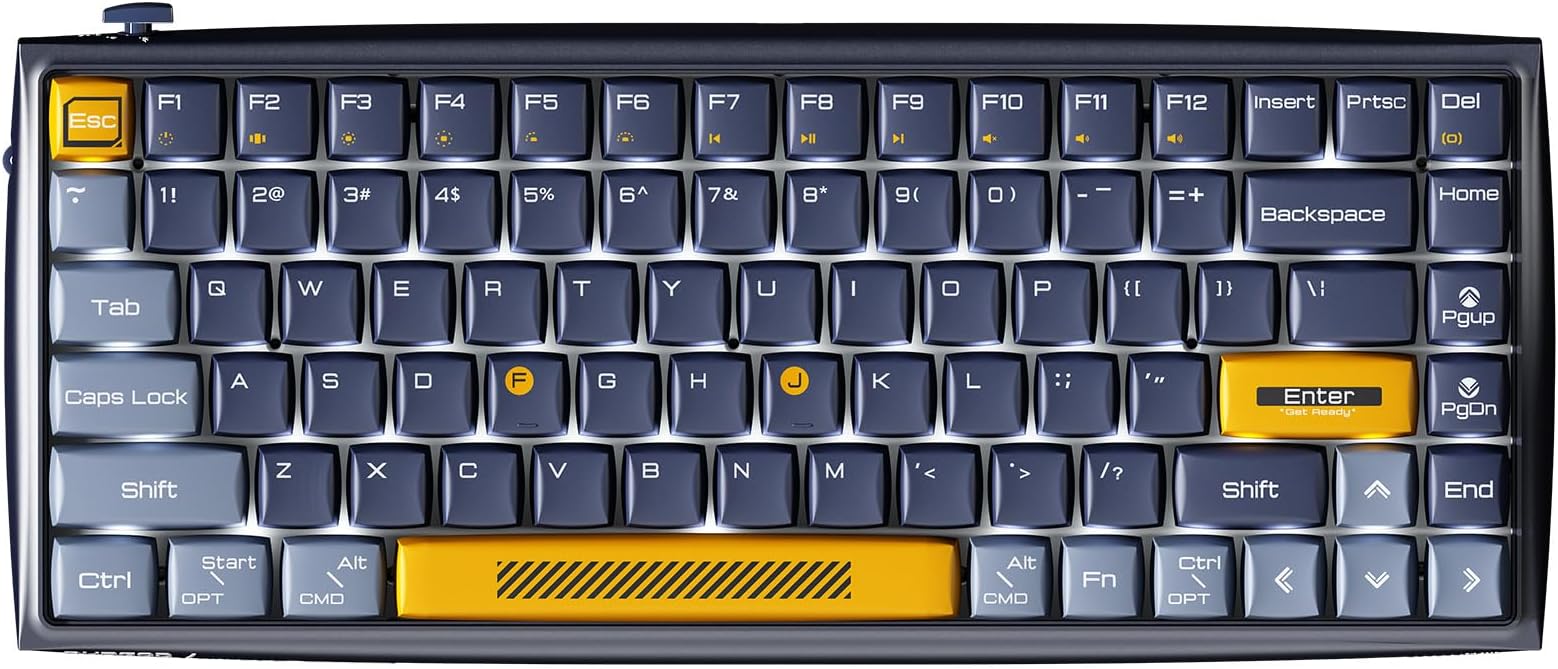 Amazon.com: Durgod K710 Wireless Mechanical Keyboard, 84-Key 75% Layout ...