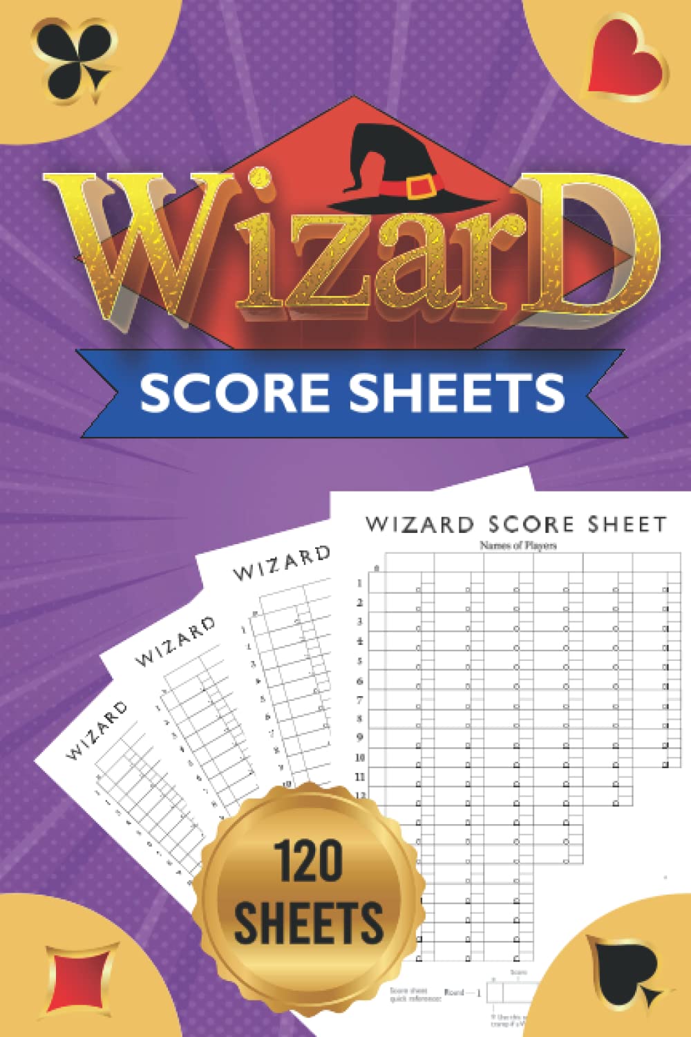 Buy Wizard Score Sheets: Wizard Card Game Score Pads, Wizard Score ...
