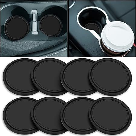 Amazon.com: JUSTTOP Car Cup Holder Coaster, PVC Car Coaster, 4 Pack ...