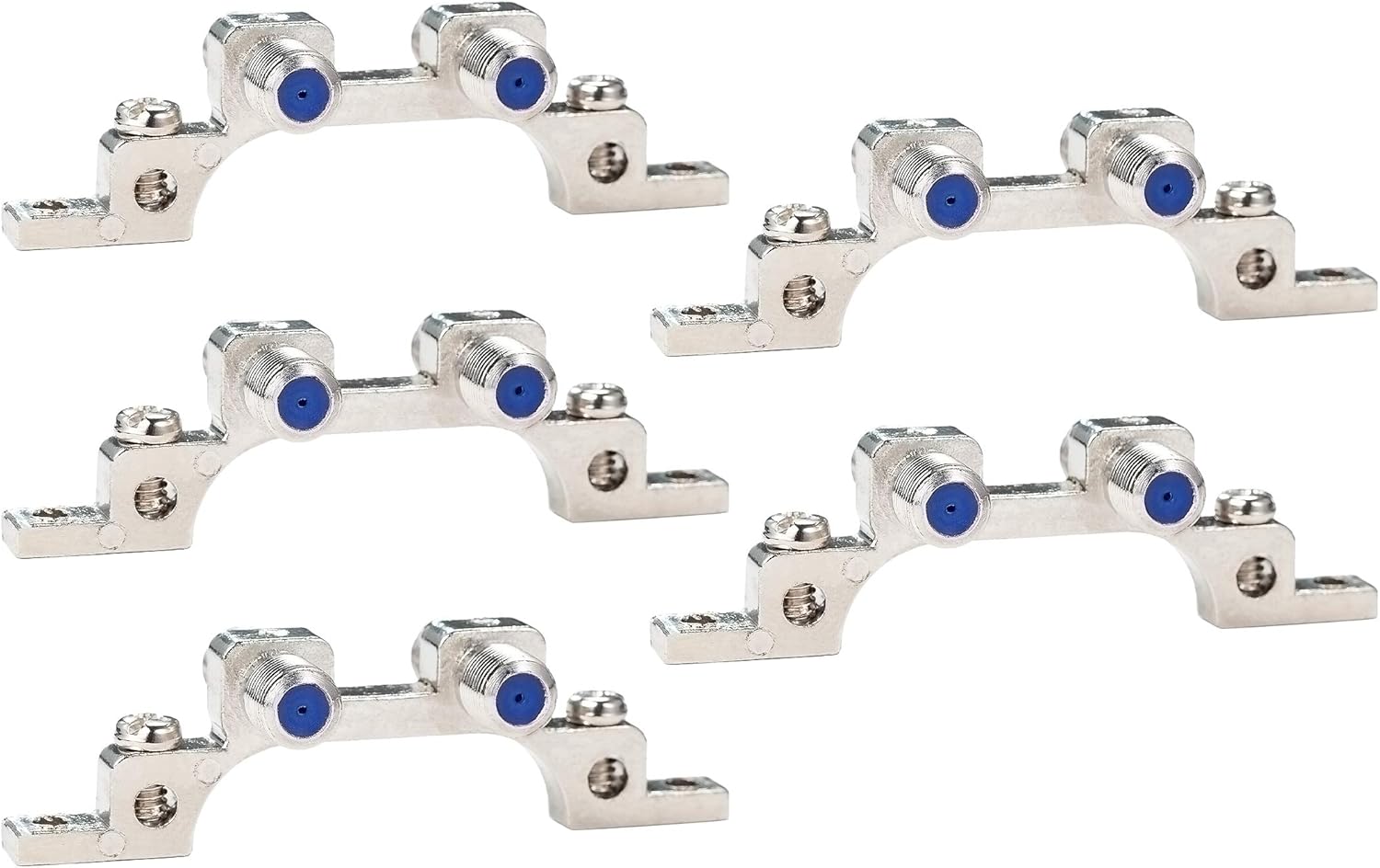 RFAdapter Coax Grounding Block, 5-Pack 3GHz Ground Block F Type Female ...