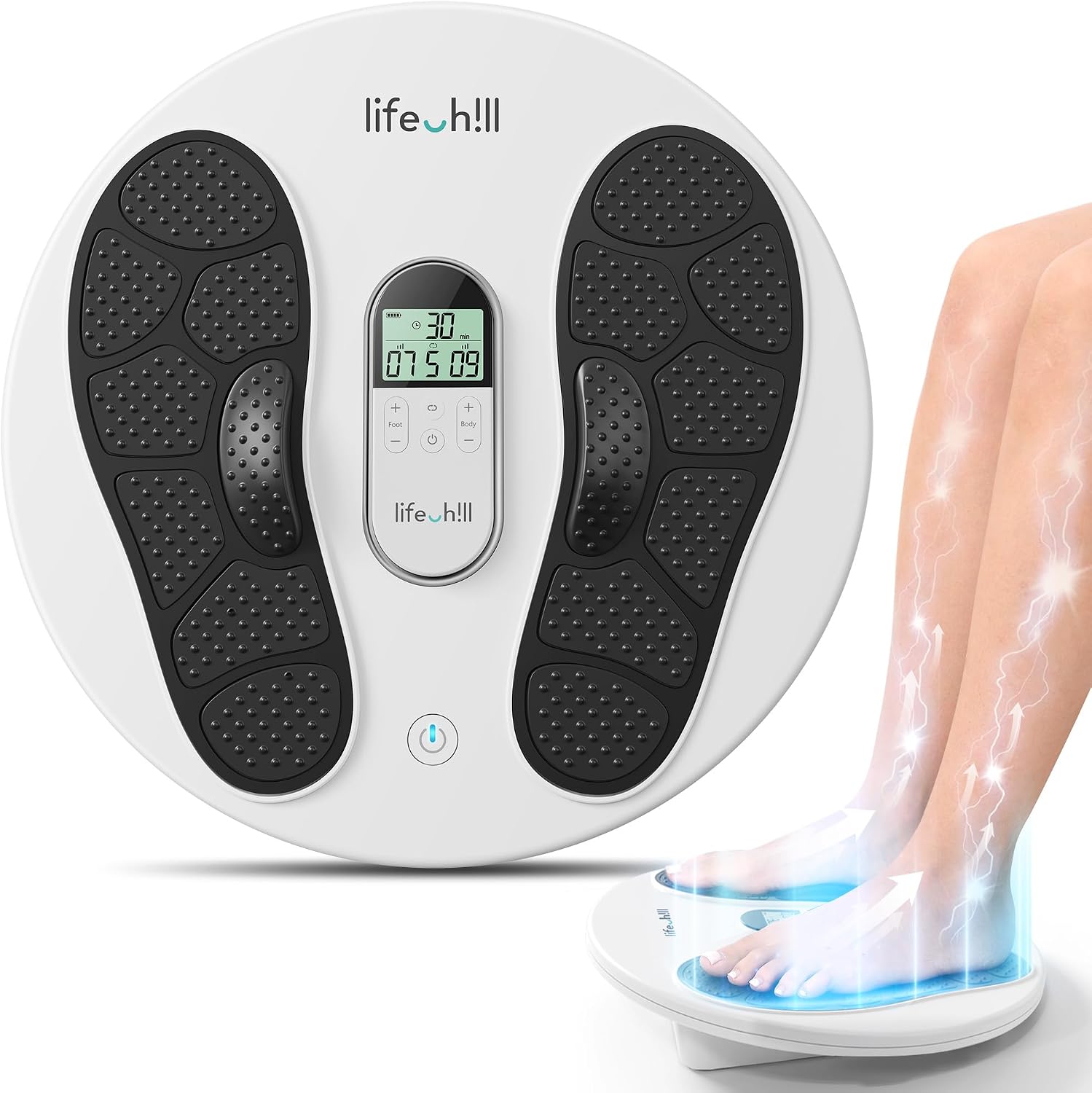 Lifechill EMS Circulation Machine for Feet and Legs, Foot Massagers for ...
