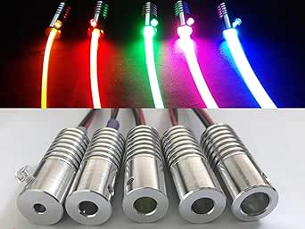 Amazon.com: Car Use Mini LED Illuminator Fiber Optic Side Glow Light ...
