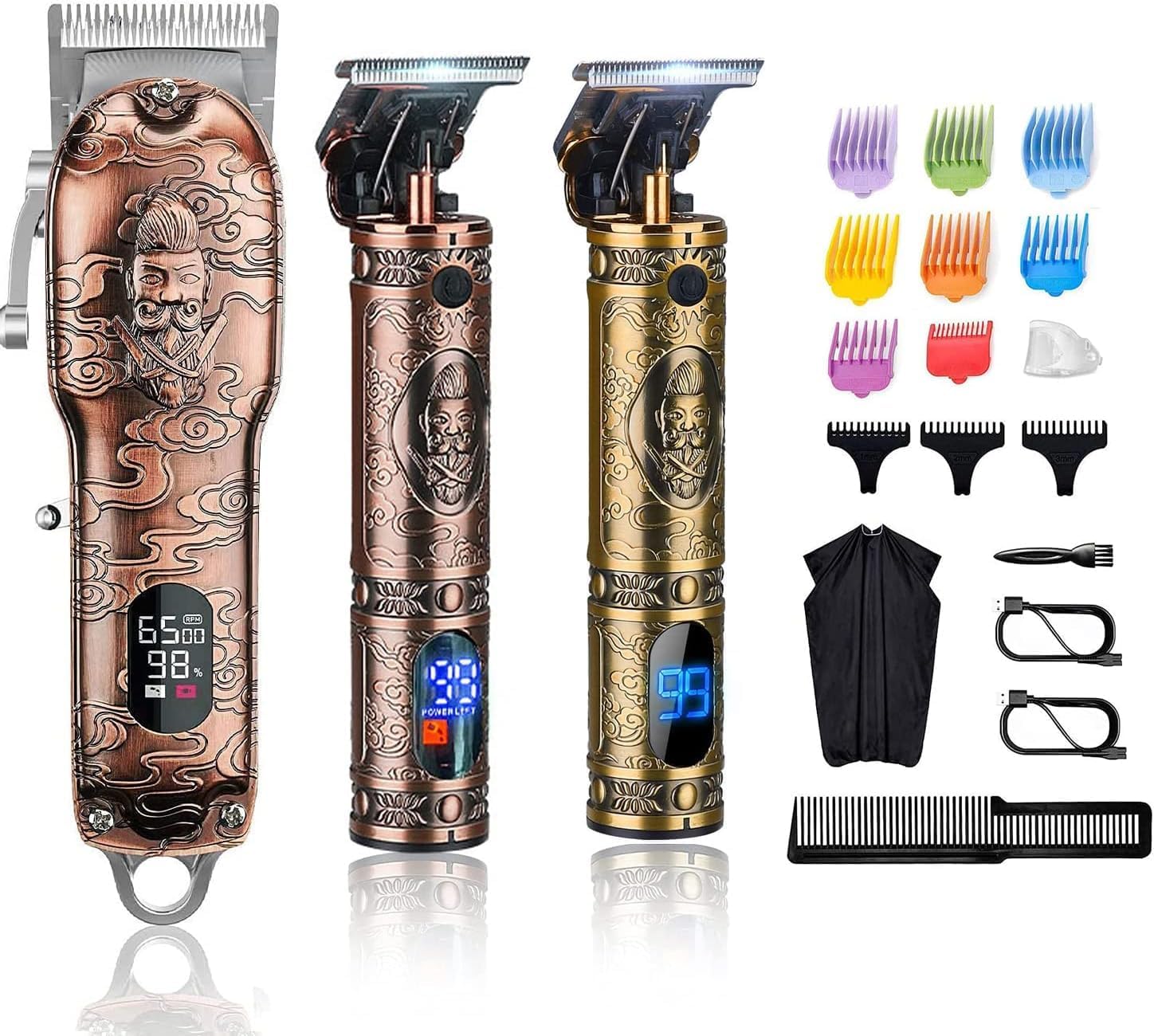 Amazon.com: Suttik Hair Clippers and Trimmers Set for Men, Professional ...