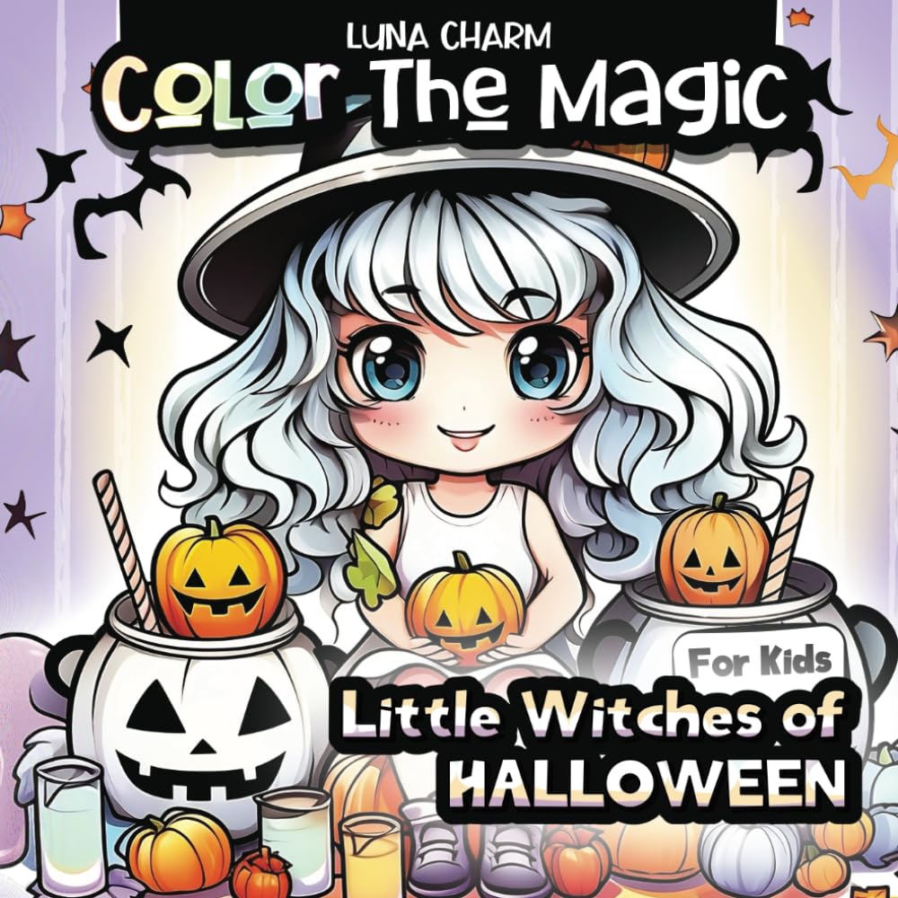 Color The Magic: Little Witches of Halloween: Charm, Luna ...