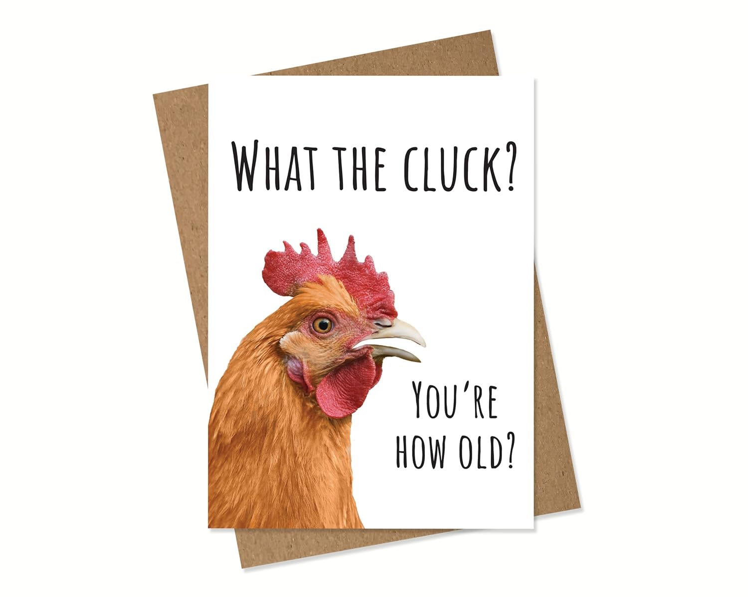 Amazon.com: Chicken Birthday Card, Funny Chicken Card, Chicken Card ...
