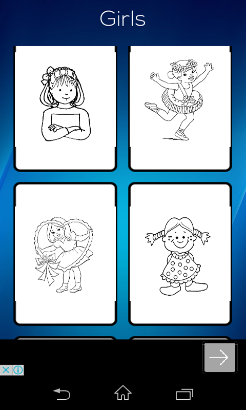 Aplicación Coloring Page For Girls en Amazon Appstore