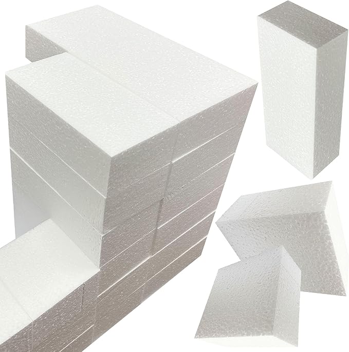 White Polystyrene Foam Blocks Brick or Rectangles for Sculpture ...