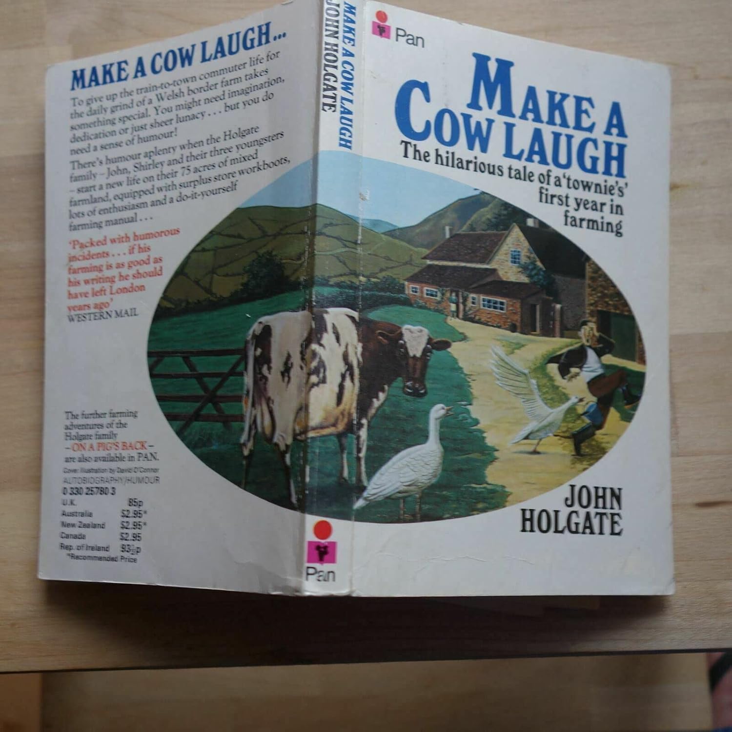 Make a Cow Laugh: A First Year in Farming: John Holgate: 9780330257800: Amazon.com: Books