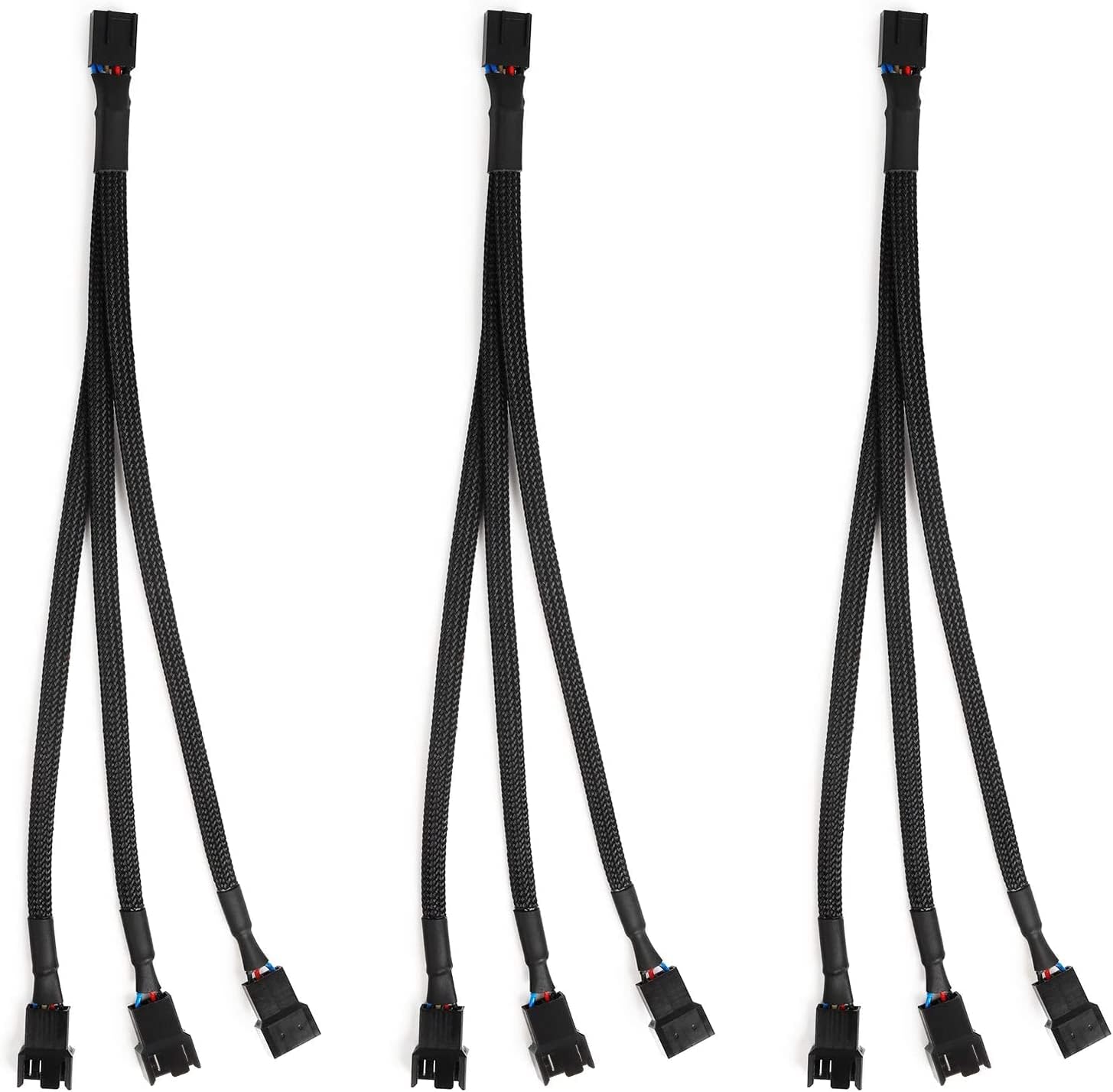 Amazon.com: Cable Matters 2-Pack 2 Way 4 Pin PWM Fan Splitter Cable - 4 ...