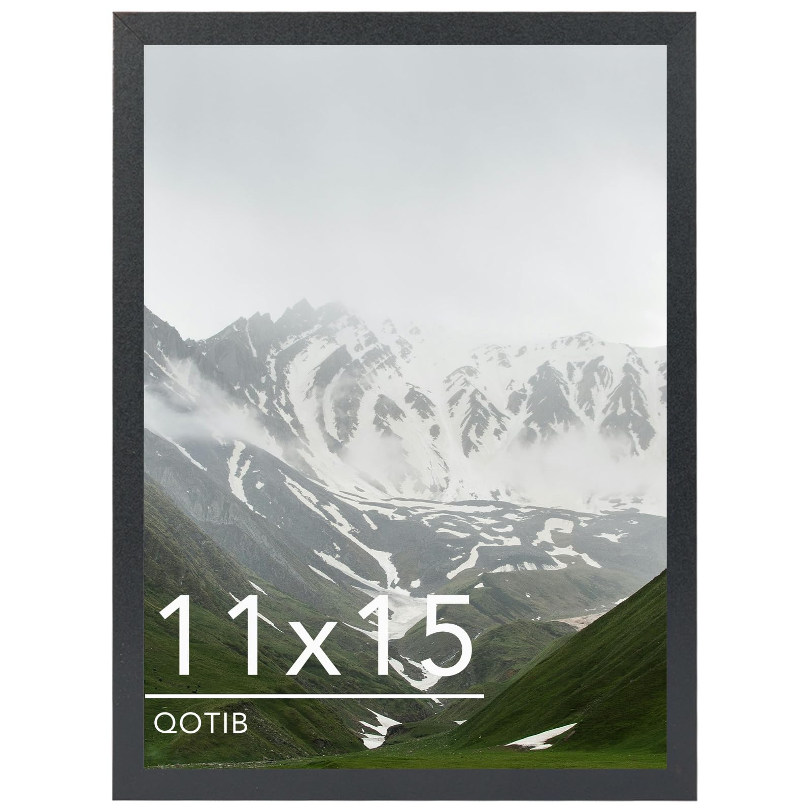 Amazon.com - QOTIB 11x15 Picture Frame Black for Wall Mounting ...