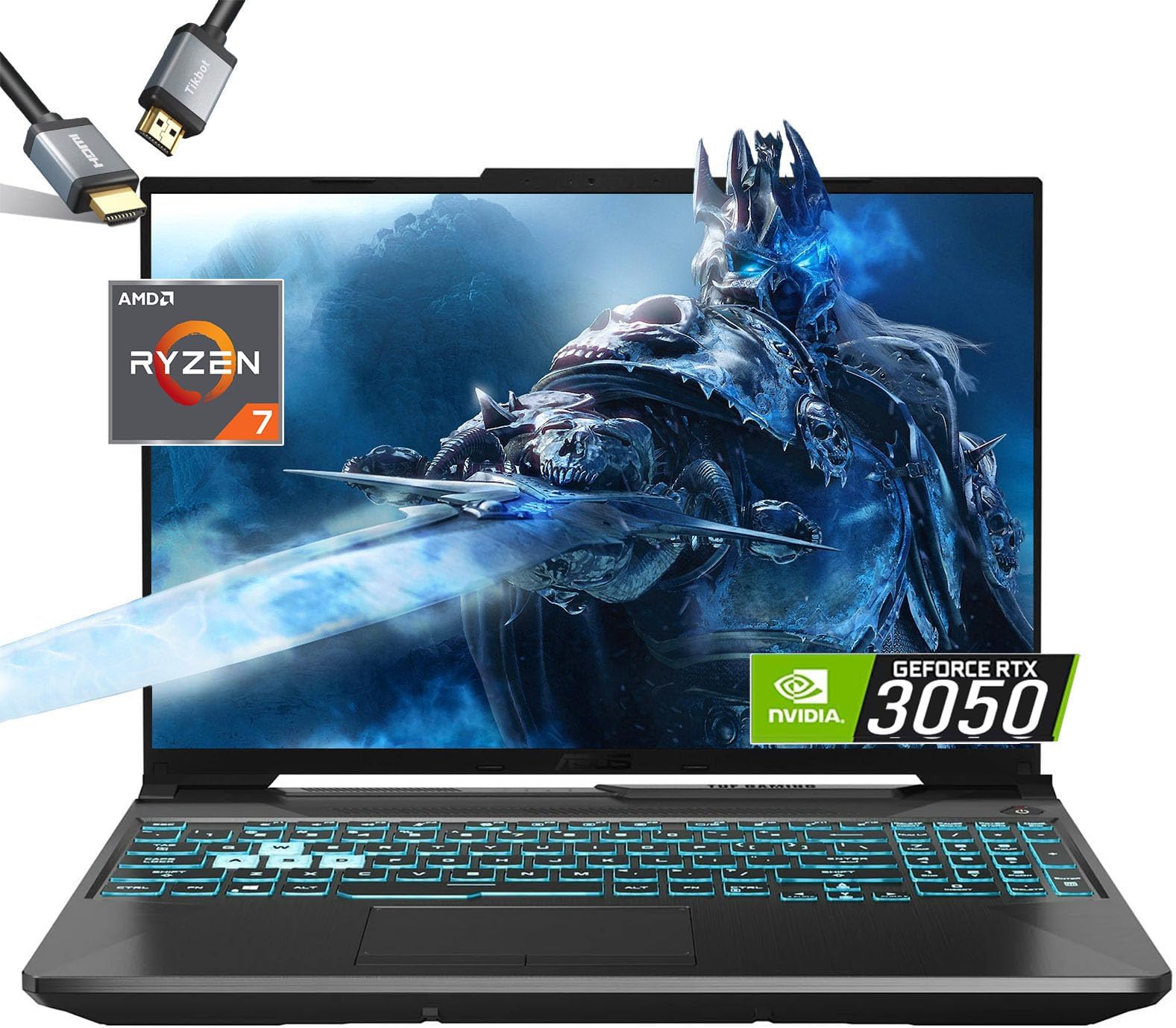 Amazon.com: ASUS TUF A15 Gaming Laptop, AMD Ryzen 7 7435HS Processor ...