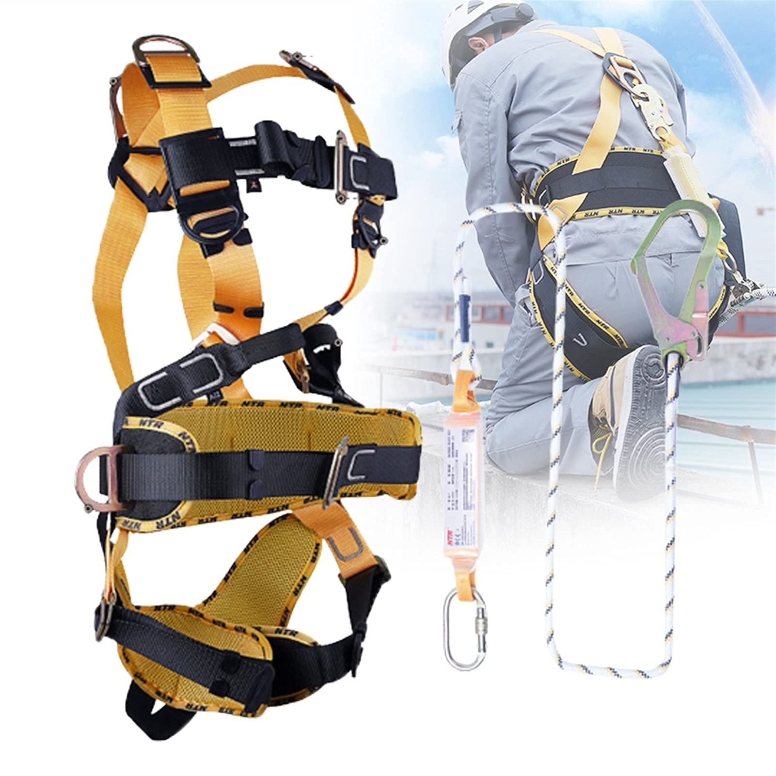 Safety Harnesses Safety Fall Arrest Harness 5 Point Safety Harness ...