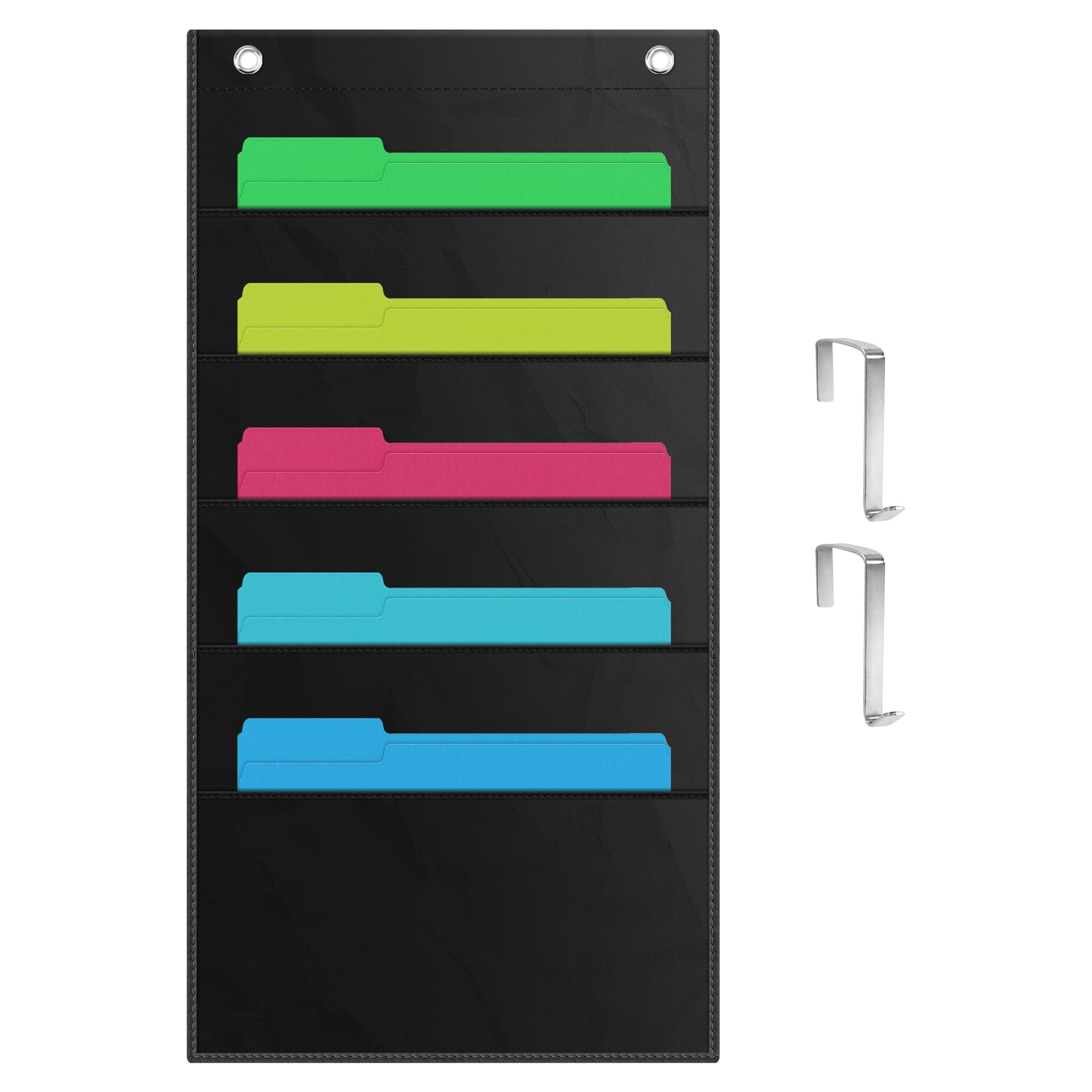 Snapklik.com : ZKOO 5 Pockets Hanging Wall File Organizer For A4 Size ...