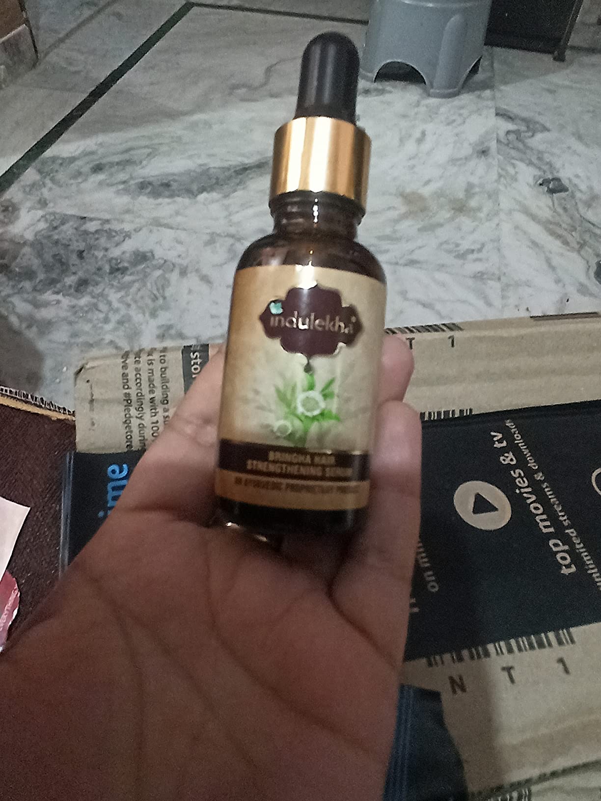 Buy Indulekha Bringha Hair Serum, Reduces Hairfall, Strengthens Hair ...