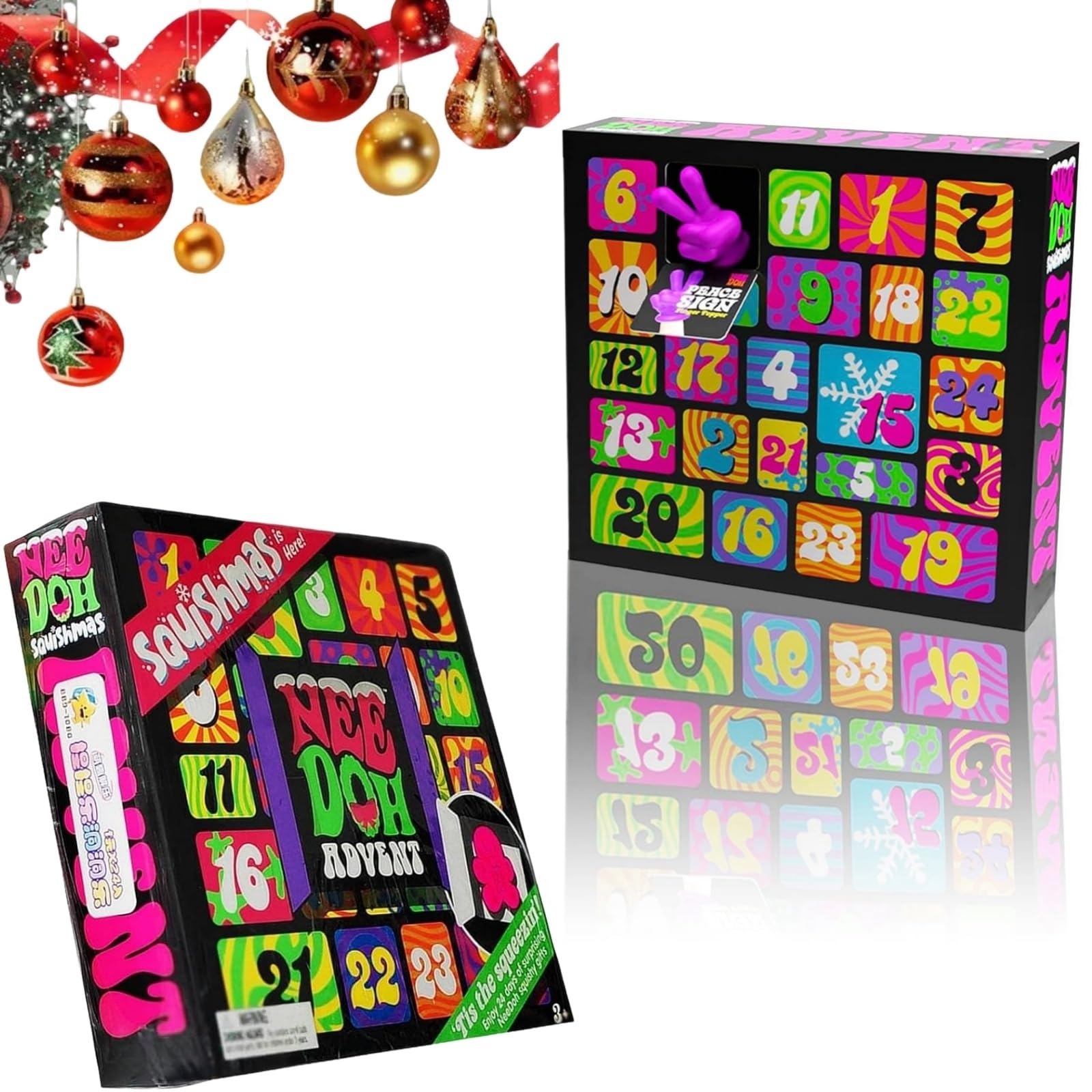 Buy Nee Doh Squishmas Advent 2024, Nee doh advent , Christmas Squishy ...